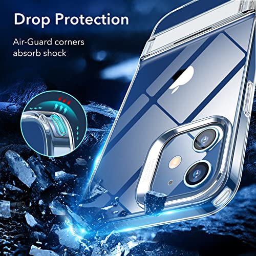 ESR Metal Kickstand Designed for iPhone Mini Case [Patented Design] [Two-Way Stand] [Reinforced Drop Protection] Flexible TPU Soft Back for iPhone Mini 2020, 5.4-Inch – Clear