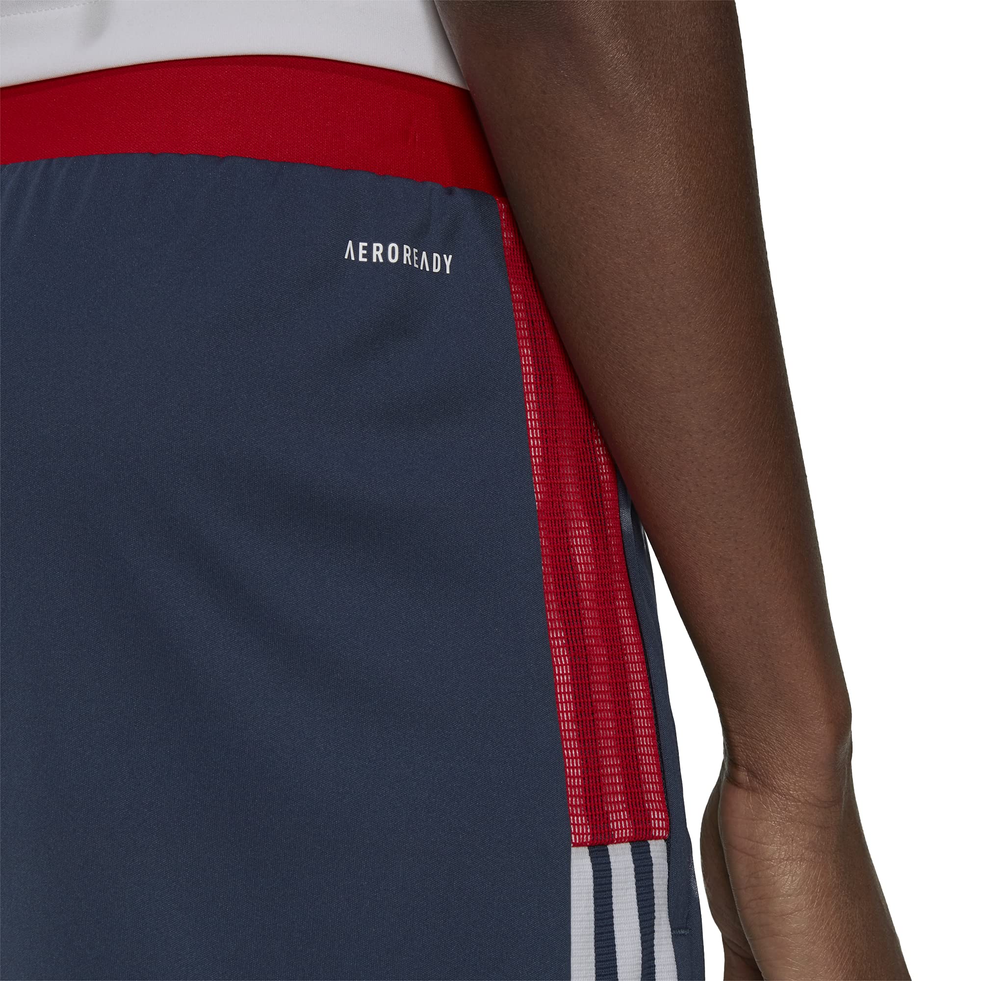 adidas Womens Tiro Training Short Color Up Crew Navy/Vivid Red X-Large