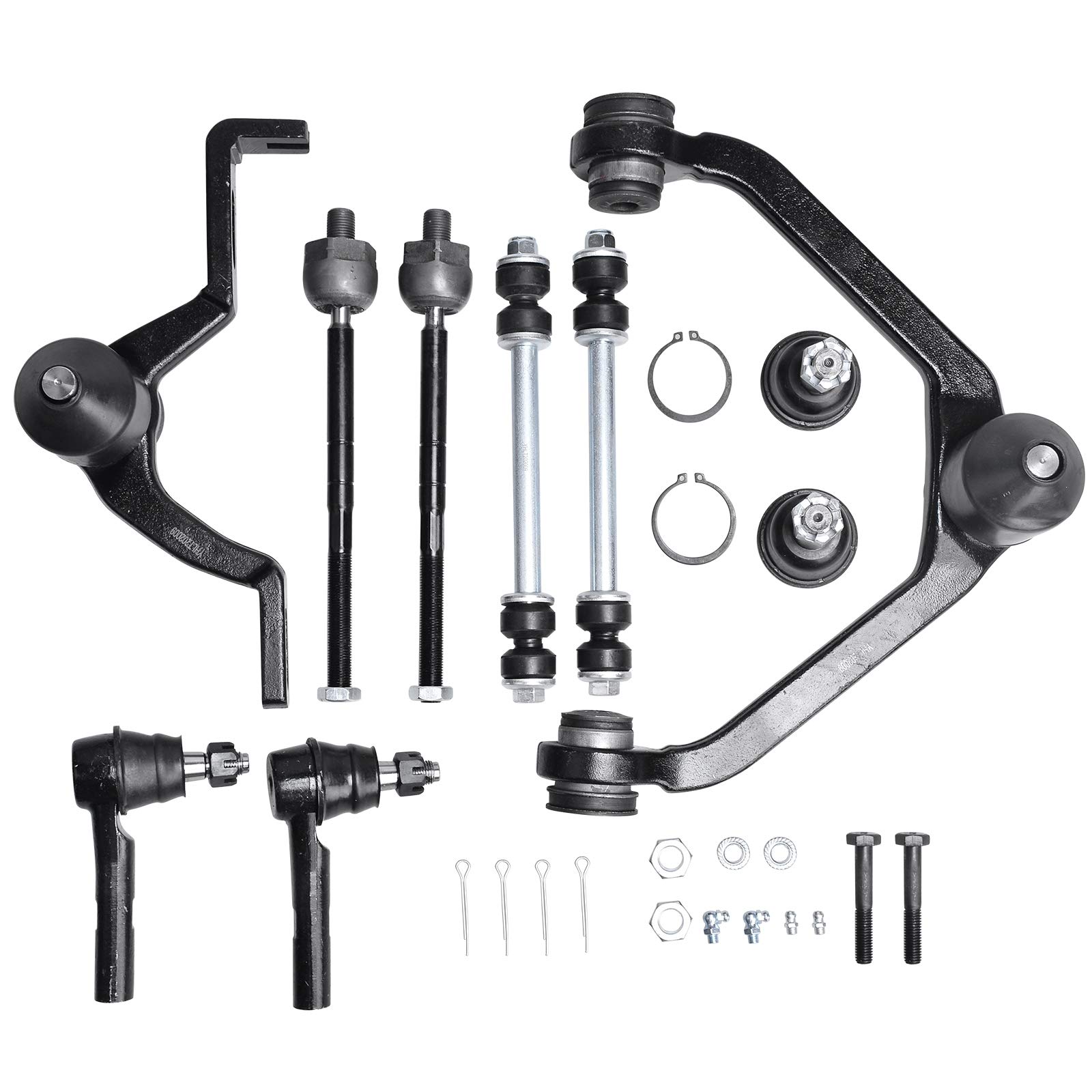 AUTOSAVER88 -Front Upper Control Arm Kit Compatible with Ford Explorer/Ranger 1995-2001, Mazda B2500/B3000/B4000 1998-2001, Mercury Mountaineer 1997-2001 -Torsion Bar Suspension Only