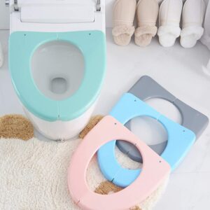 1pc Folding Toilet Seat Travel Toilet Lid Portable