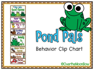 pond pals | behavior clip chart