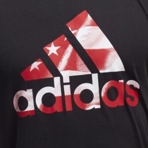 adidas Mens Americana Cotton Graphic Tank Black Medium/Tall