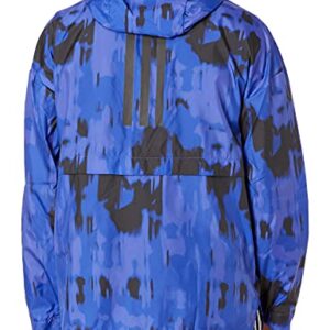 adidas Mens Urban All Over Print Wind.RDY Jacket Semi Night Flash Medium