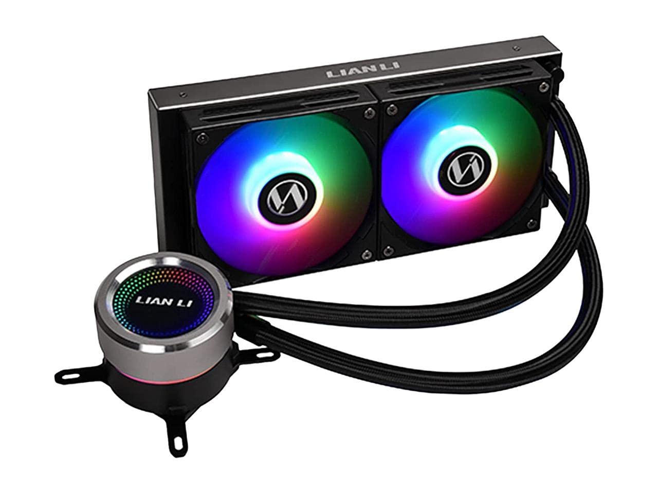 Lian-Li Galahad 240mm High Performance RGB CPU Water Cooler Black