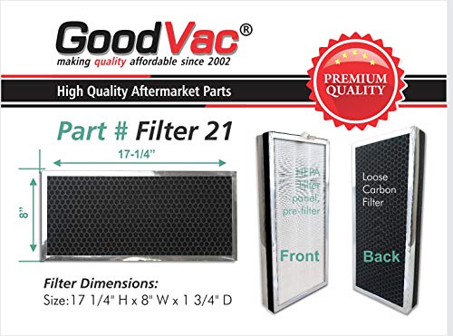 GOODVAC H13 True HEPA Filter Compatible with Medify MA 40 Air Purifiers (2-Pack)