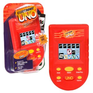 basic fun uno electronic handheld game with full color screen