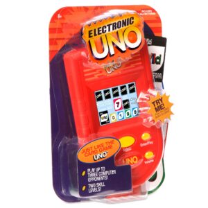 Basic Fun UNO Electronic Handheld Game with Full Color Screen