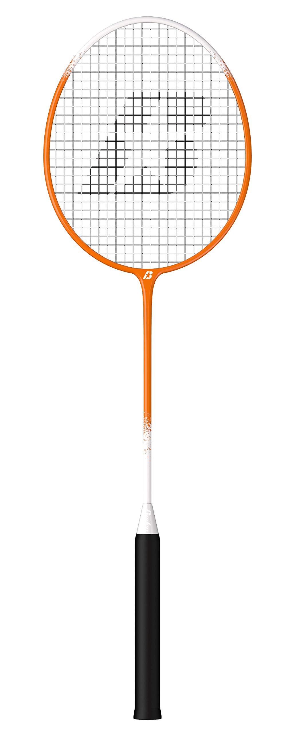 Baden | Champions | Portable Badminton Set | Regulation Net + 3 Shuttlecocks + 4 Racquets + 1 Boundary + 1 Carry Bag | Orange/Gray