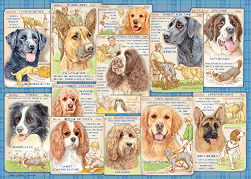 Ravensburger Dutiful Dogs Jigsaw Puzzle 1000 Piece for Adults and Kids Age 12 and Up