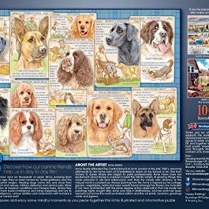 Ravensburger Dutiful Dogs Jigsaw Puzzle 1000 Piece for Adults and Kids Age 12 and Up