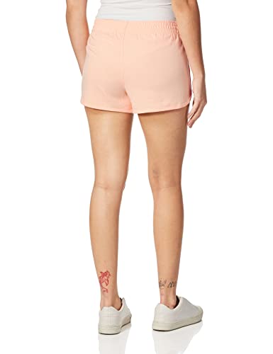 Champion, Gym, Mid-Rise, Comfortable Athletic Shorts for Women, 2.5", Certain Peach, Medium