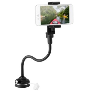 lixada kayak phone mount universal boat bracket canoe camera mount holder with flexible long arm