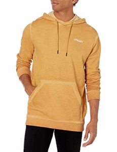 oakley mens dye pullover sweatshirt, gold yellow, x-large us