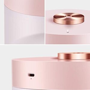 Mini Humidifier, 780ml Cool Mist Humidifier Wireless with Night Light for Baby, Bedroom and Office, 2 Mist Modes, 25dB Whisper Quiet, Auto Power Off - Rose Gold