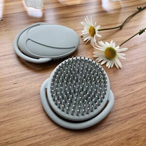 haakaa Baby Cradle Cap Brush - Soft Cradle Cap Comb| Hair Scalp Massager, Soft Bristles for Newborns & Toddlers,Ideal Baby Shower Gifts for Mum - 1pk