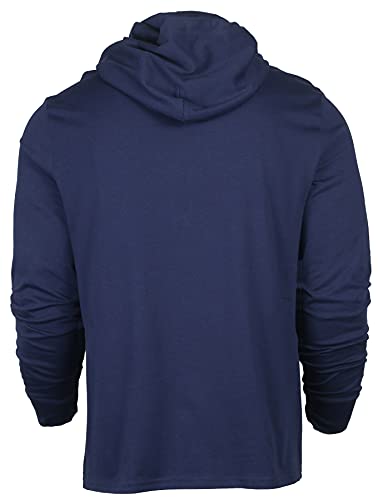 Polo RL Men's Long Sleeve Jersey Knit Pullover Hoodie (Navy, Medium)