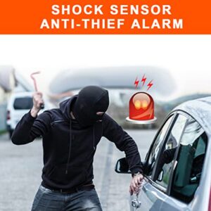 BANVIE Car Alarm System with Remote Engine Start and Push to Start Stop Iginition Button Kit