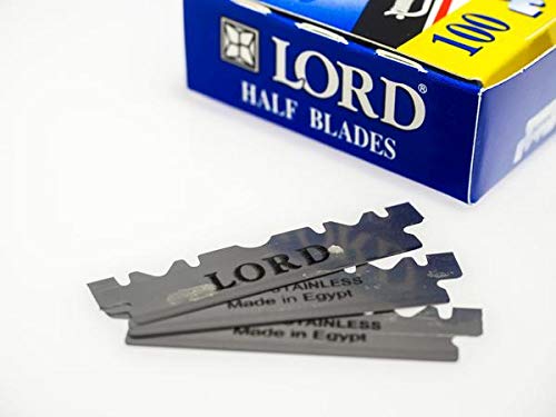 LORD Salon Super Stainless 1/2 Blade Razors, Pack of 1000 Blades