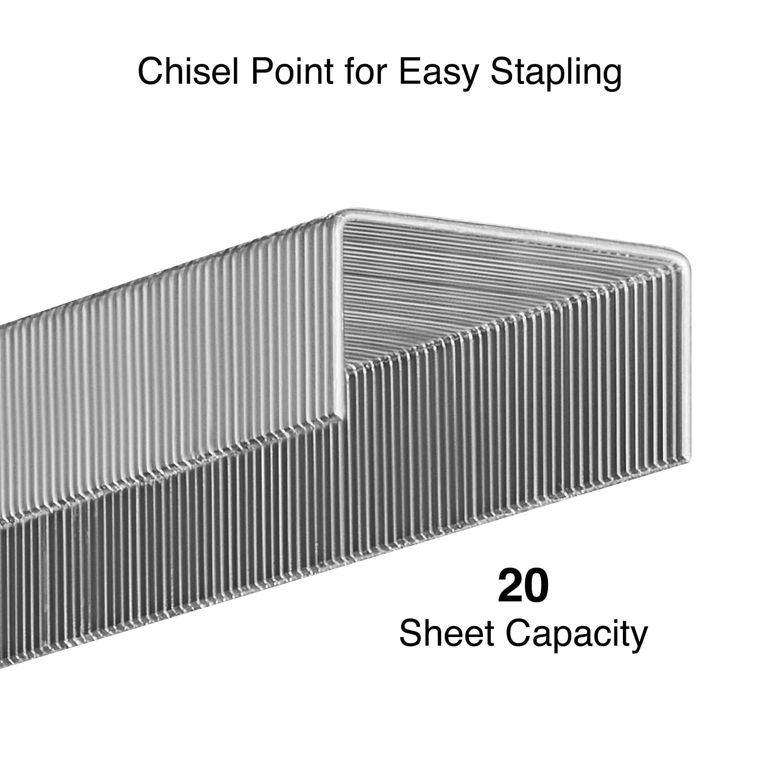 TRU RED TR58090 Standard Staples, 1/4-Inch Leg Length, 5000 Staples/Box