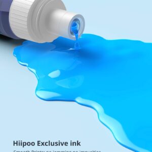 Hiipoo Compatible 522 (Not for Sublimation) High Capacity Refill Ink Bottle Replacement for EcoTank ET-2720 ET-2760 ET-2800 ET-4800 ET-2803 ET-2750 ET-3750 ET-4750 ET-3760 ET-4760 ET-2700 Printer