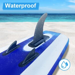 GEUNTECH Kayak Tracking Fin Detachable Watershed Board Fin for Kayak Canoe Boat Dinghy Accessories (1 Large Tracking fin)