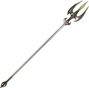 factory entertainment aquaman: orm trident 12-inch scaled prop replica, bronze