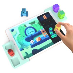 playshifu interactive stem toys - tacto coding (kit + app) | visual coding games for kids | preschool educational toys | early programming | 4-10 year olds birthday gifts (tablet not included)