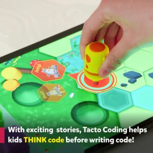 PlayShifu Interactive STEM Toys - Tacto Coding (Kit + App) | Visual Coding Games for Kids | Preschool Educational Toys | Early Programming | 4-10 Year Olds Birthday Gifts (Tablet Not Included)