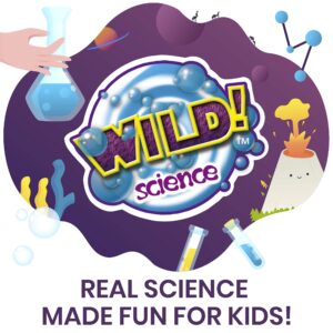 WILD! Science WS103XL Crime Scene Investigation - Forensic Science Kit - Ages 8+ - Match Fingerprints, Analyze DNA, Find Secret Messages and More!