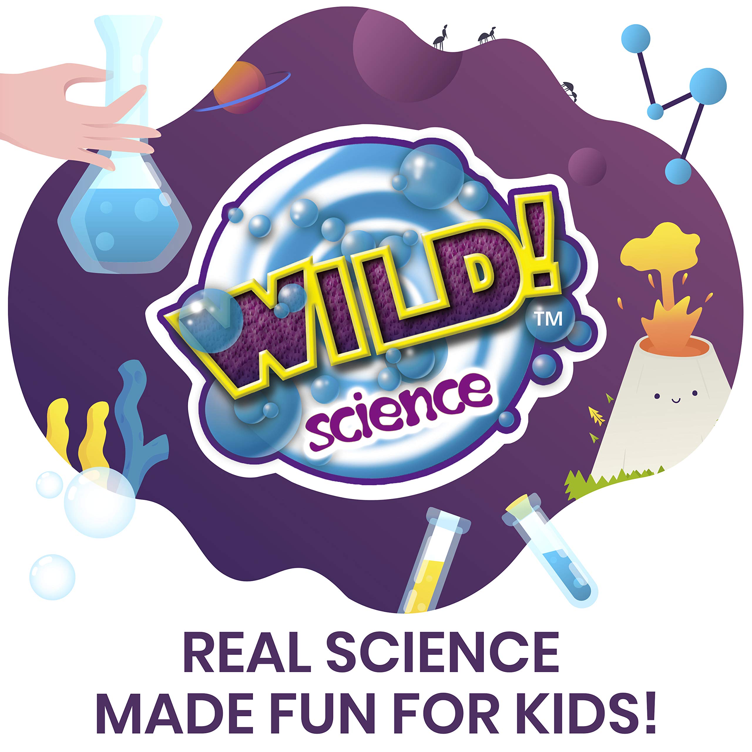 WILD! Science WS103XL Crime Scene Investigation - Forensic Science Kit - Ages 8+ - Match Fingerprints, Analyze DNA, Find Secret Messages and More!