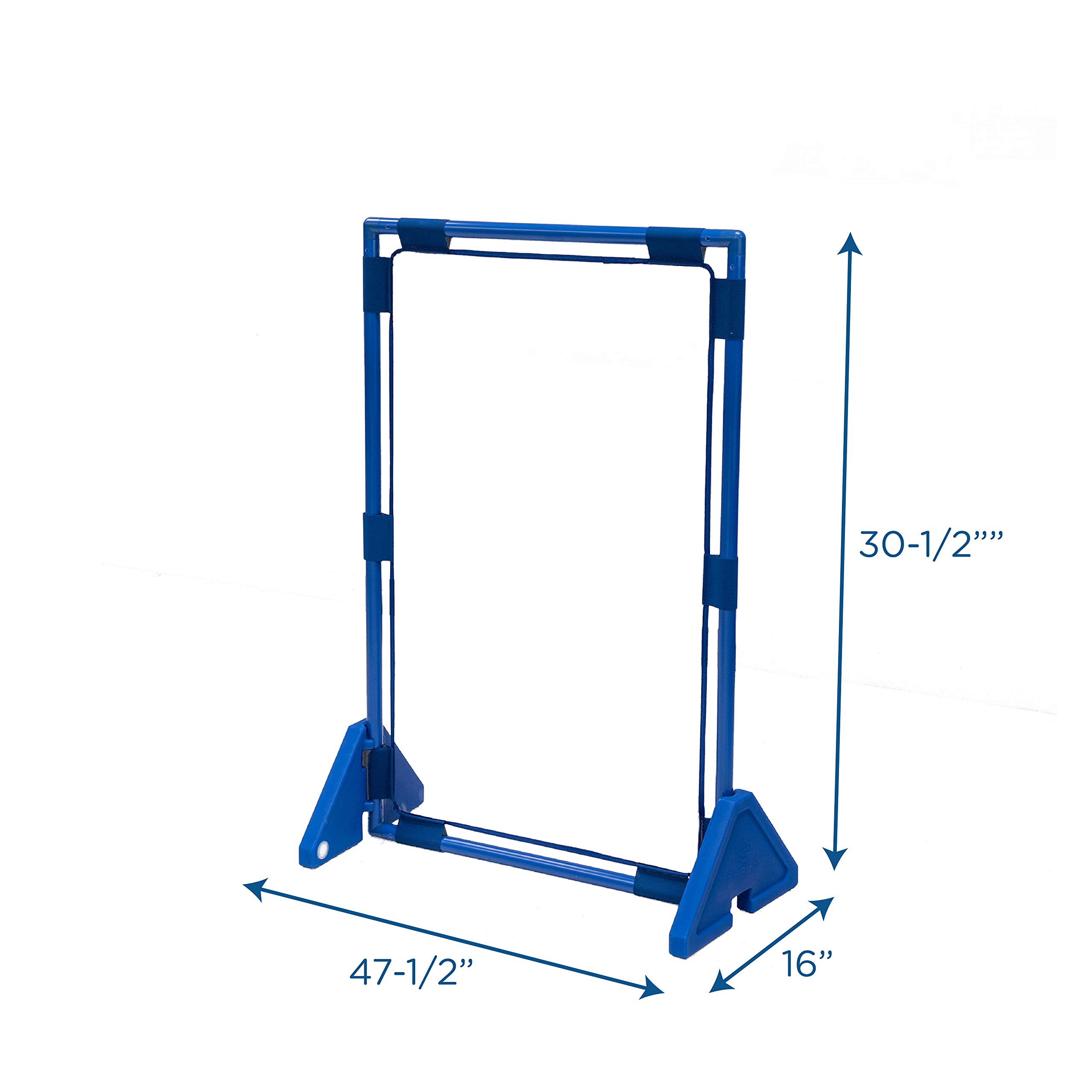 Children's Factory Rectangle PlayPanel, Kids Room Divider Panel, Classroom Partitions, Free-Standing Screen for Daycare/Homeschool/Montessori, Clear