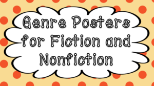 genre posters to for fiction and nonfiction