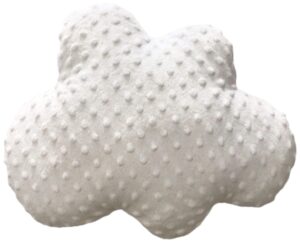 snuggle stuffs cloud minky dot 15" throw pillow