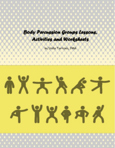 body percussion groups lessons, activities and worksheets