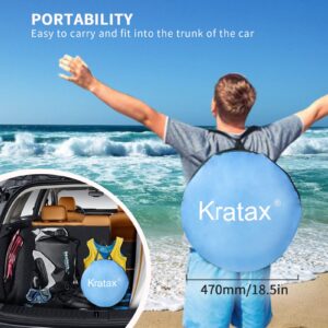 Pop Up Beach Tent Kratax Automatic Pop Up Instant Shade Sun Shelter UPF 50+ Portable Canopy Cabana for Adults Kids Baby Outdoor Activities, Camping Fishing Park Hiking Picnic