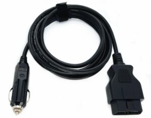 obd2 male to cigarette lighter memory saver adapter cable car obdii emergency power supply cable