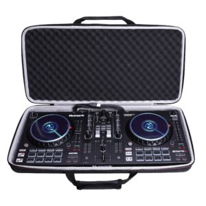 ltgem eva hard case for numark mixtrack pro fx – 2 deck dj controller - protective carrying storage bag (not compatible other model)