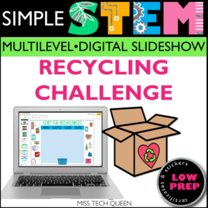 recycling stem challenge: what can you build with a box?