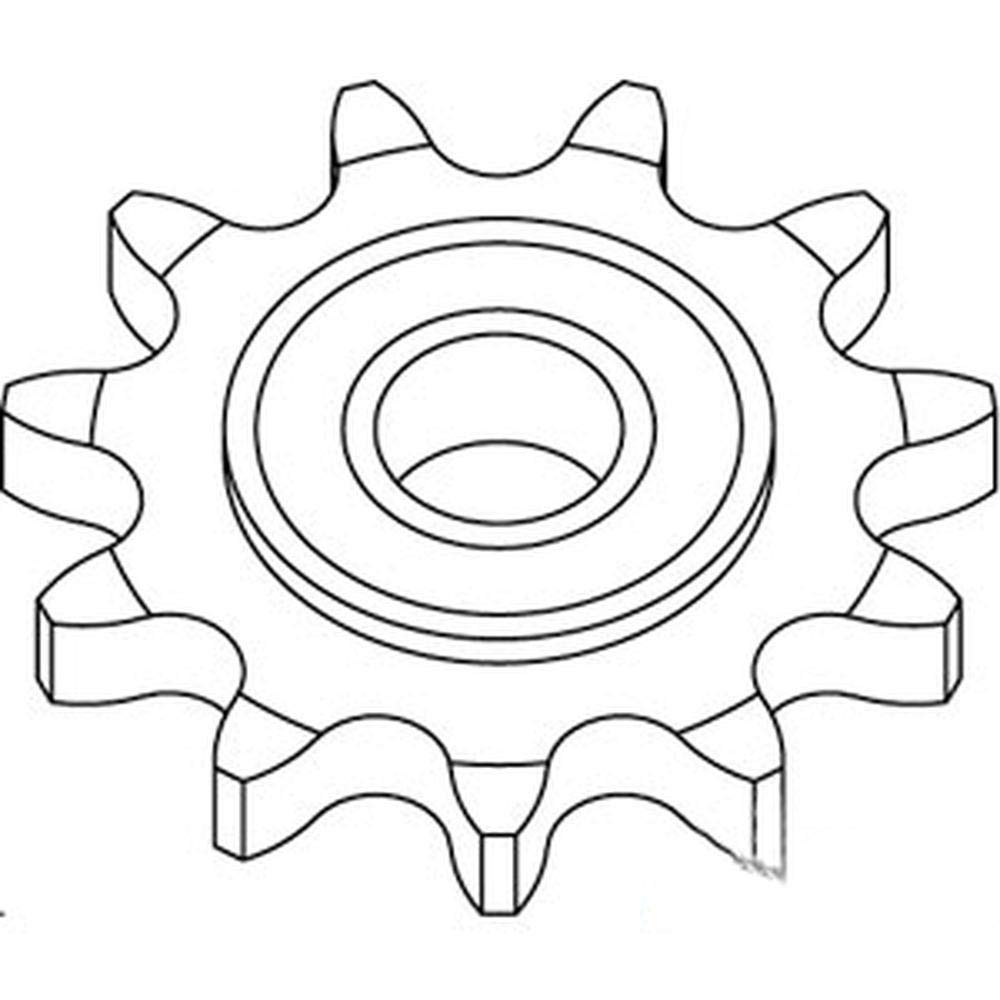 One New Idler Pickup Sprocket Fits Toro 330, 410, 435, 446, 447, 448, 456, 457, 458, 458S, 466, 467, 468, 468S, 510, 540, 545, 547, 550, 557 Models Interchangeable with AE13630, AE13630-A, AFH2