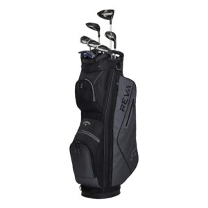 callaway women's reva complete golf set(black, 8 pieces (regular), left hand)