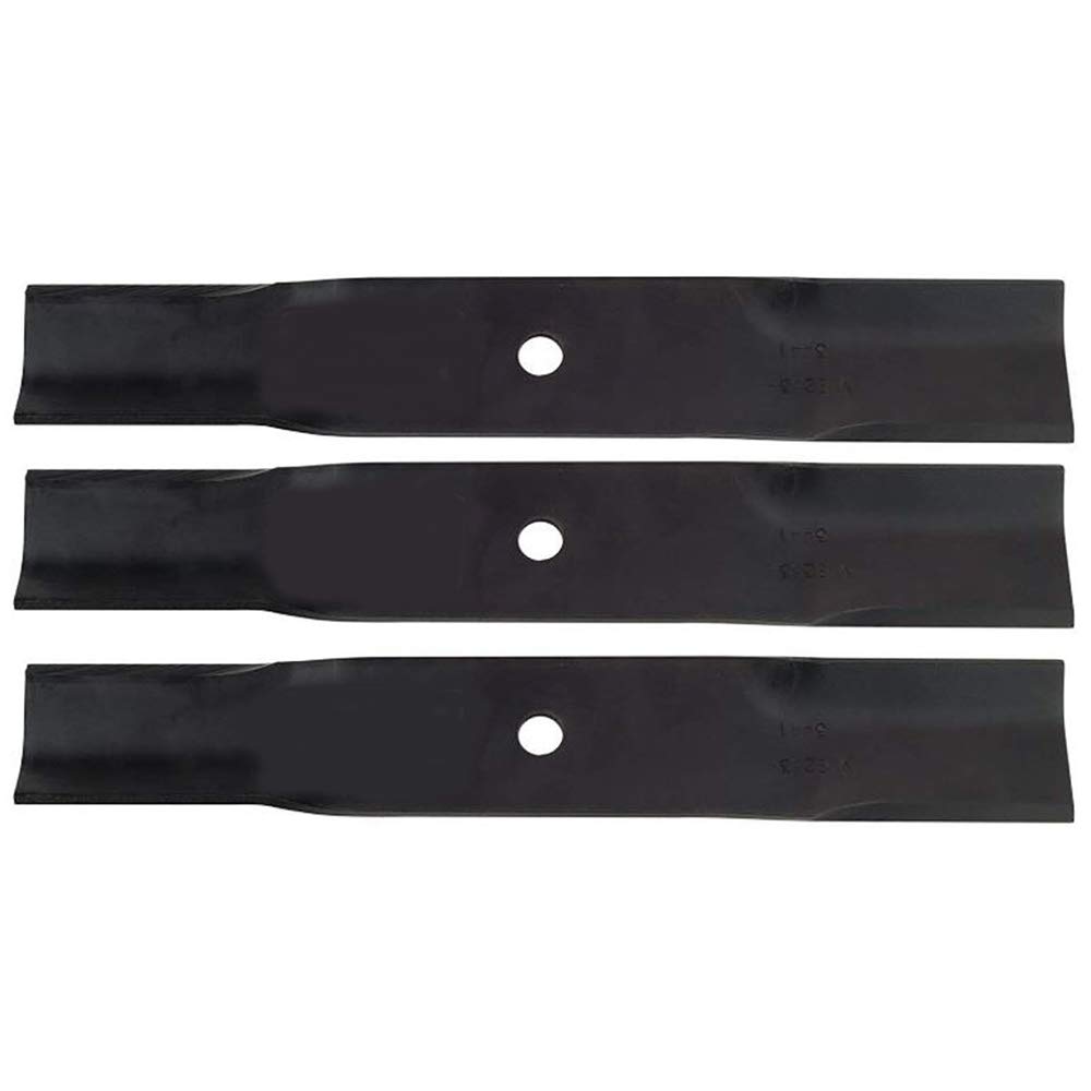 Set of 3 New Lawn Mower Blades Fits Toro, Universal 3 for 44", 74351, 74401, 74501, 74502, 74601, 74602, 74603, Groundmaster 1144, Groundmaster 117, Timecutter Z with 44" Decks Models Interchan