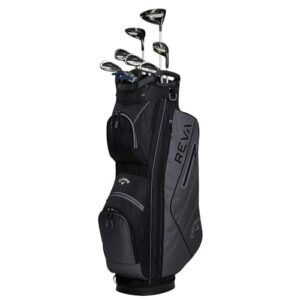 callaway women's reva complete golf set(black, 8 pieces (regular), right hand)