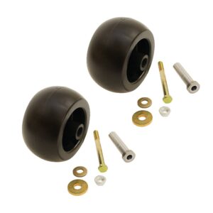 stevens lake parts set of 2 new deck wheel kits fits exmark 103-4051 103-7263 103-7363 fits kubota k5371-42110