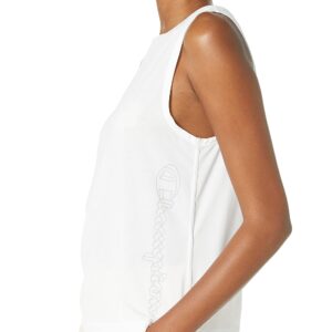 Champion Women's Sport Muscle Tank, White-586433, Medium