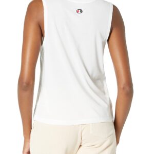 Champion Women's Sport Muscle Tank, White-586433, Medium