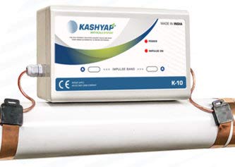 KASHYAP K10 Hard Water Mineral Descaler (2 inch pipes / 44 GPM) with water softener and clean water benefits