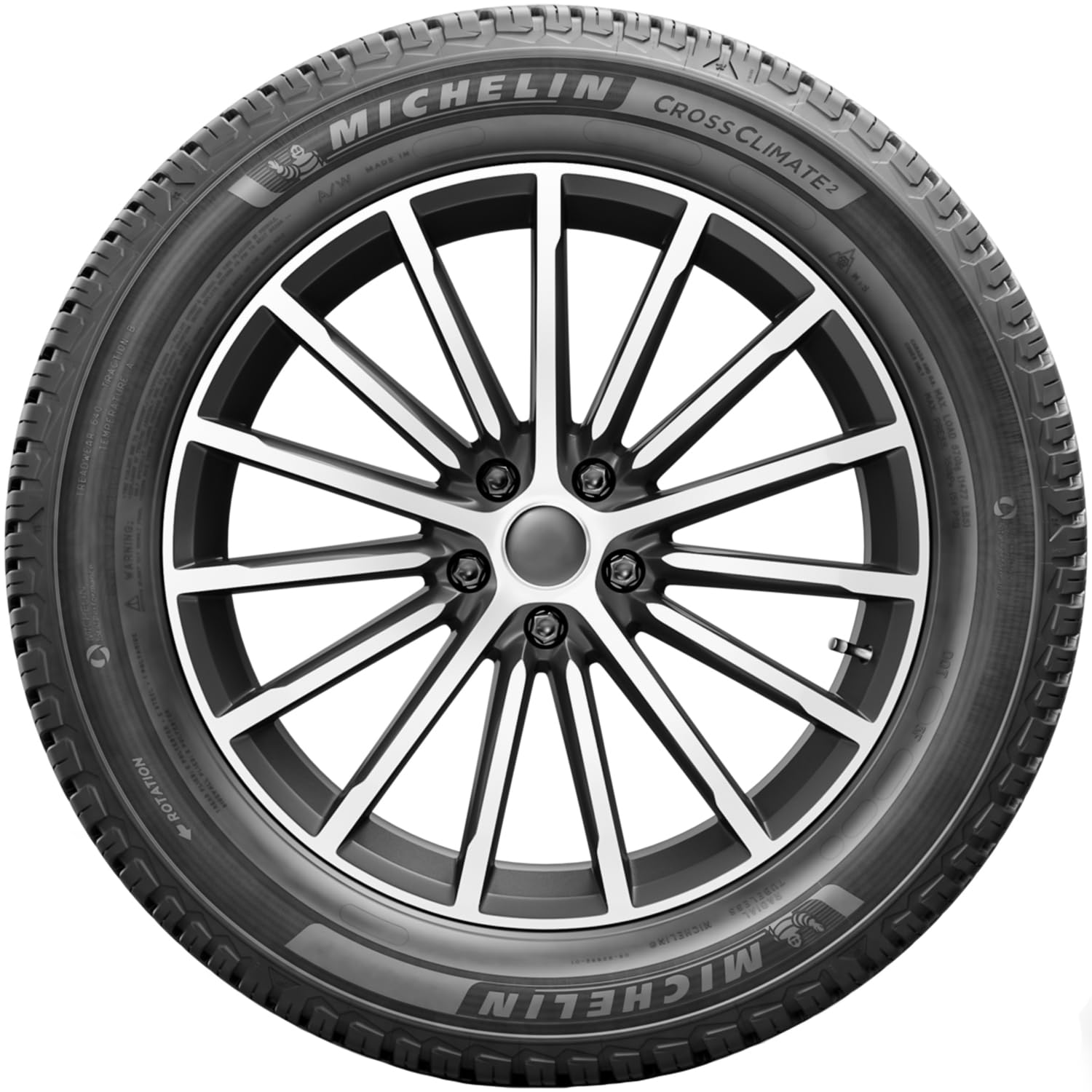 MICHELIN CrossClimate2, All-Season Car Tire, SUV, CUV - 235/65R17 104H