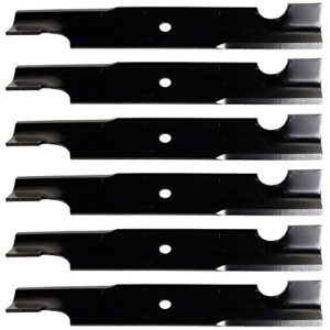 stevens lake parts (6) notched blades fits scag 2 for 32" deck 3 for 48" deck 48110 481706 481710