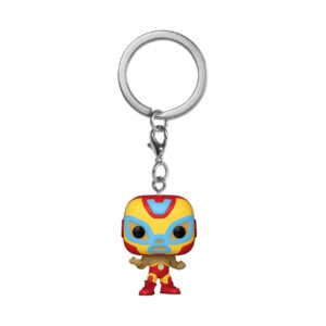 funko pop! keychain: marvel luchadores - iron man