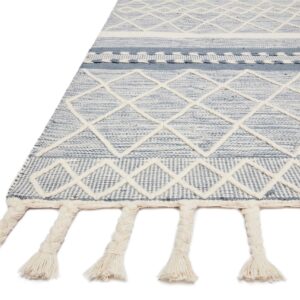 Loloi II Sawyer Collection SAW-04 Teal 5'-0" x 7'-6" Area Rug